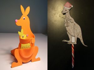 Kangaroo Paper Craft for Kids - tinkerabout.com